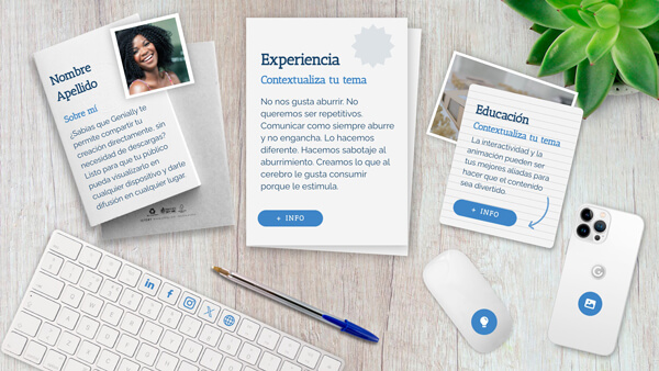 Plantillas de currículum gratis | Genially